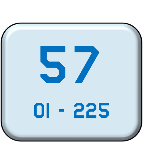 1-600 Soviet Bort aircraft numbers - Blue | flightdeckdecals2400