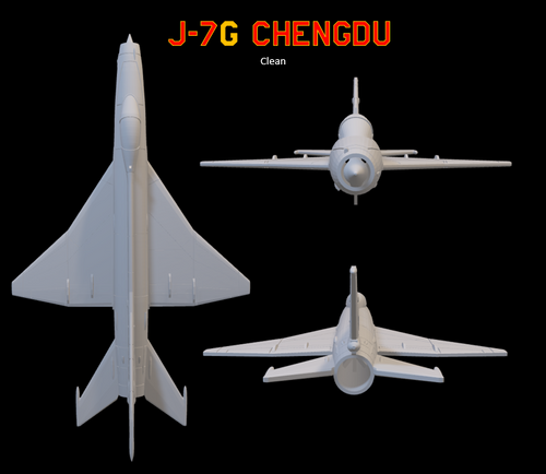 J-7G Chengdu Clean | flightdeckdecals2400