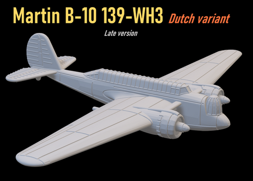 Martin B-10 Model 166 final Dutch variant | flightdeckdecals2400