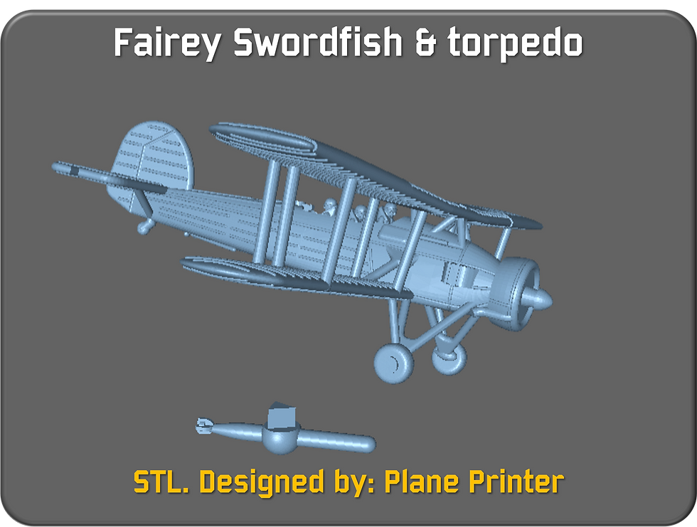 1-200 Fairey Swordfish stl | flightdeckdecals2400