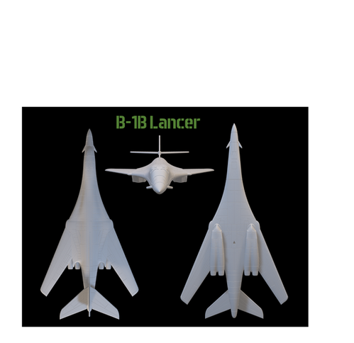 1-200 B-1B Lancer STL file | flightdeckdecals2400
