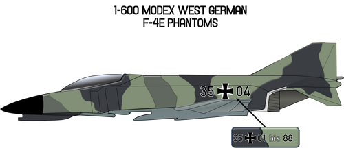 1-600 West German F4E modex 35+01 bis 35+88 | flightdeckdecals2400