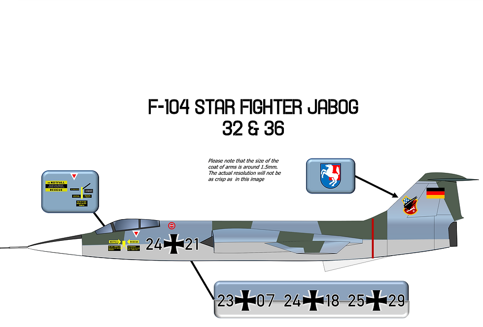 1/285 1/300 6mm scale aircraft decals