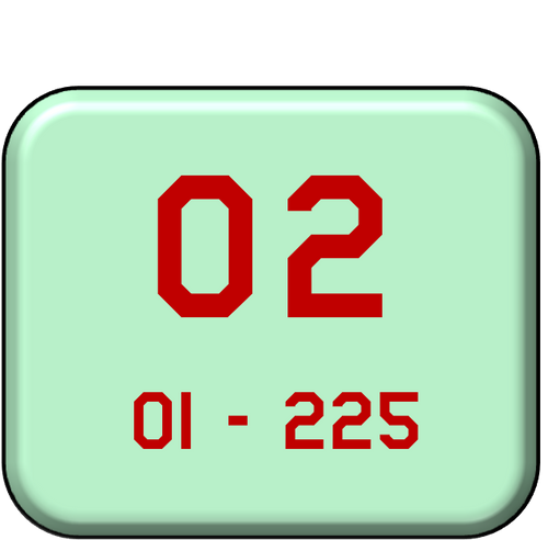 1-600 Soviet Bort aircraft numbers - Red | flightdeckdecals2400