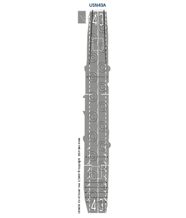 USN43a CV-43 Coral Sea standard deck | flightdeckdecals2400