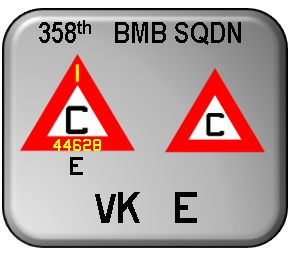 1-300 decals for 358th BMB SQN High-visibility 1944 | flightdeckdecals2400