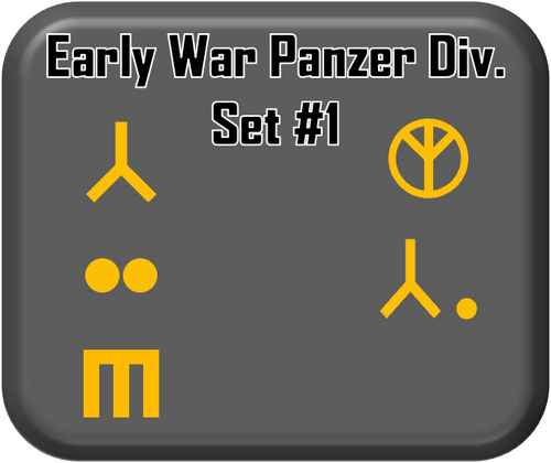 Early War Panzer Division Emblems set #1 | flightdeckdecals2400