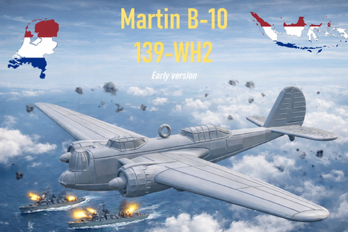 Martin B-10 139-WH2 Dutch variant early | flightdeckdecals2400