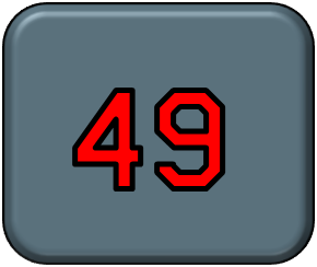 1-300 BORT Numbers (Large) Red with Black Outline | flightdeckdecals2400