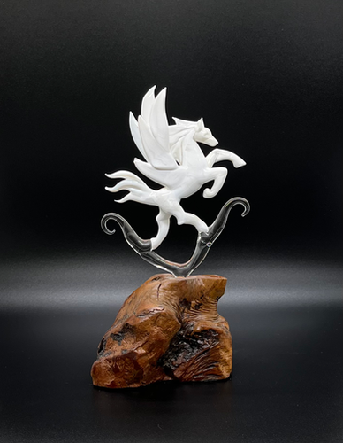 Glass Pegasus By Lewis Wilson | Juggernaut Glass