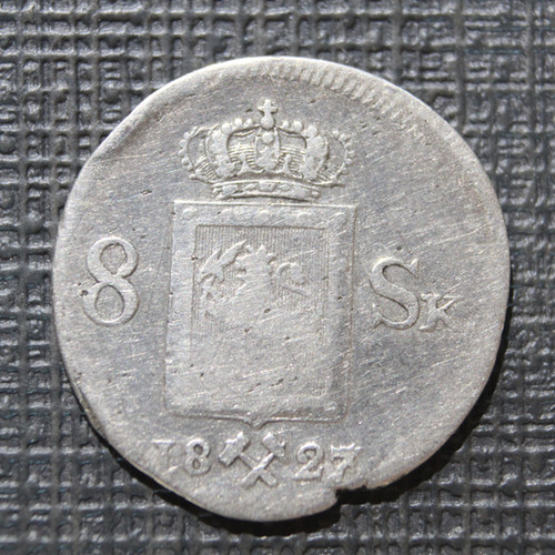 8 skilling 1827 | numis-as