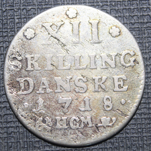 12 skilling 1718 | numis-as