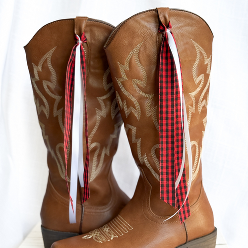 2 Ribbons per Boot Ribbon Option | Boot Buttons