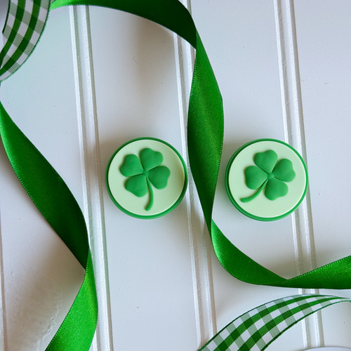 Green - Shamrock Boot Buttons | Boot Buttons