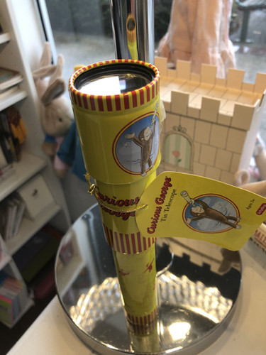 Curious George Telescope | glyndathegoodwitch