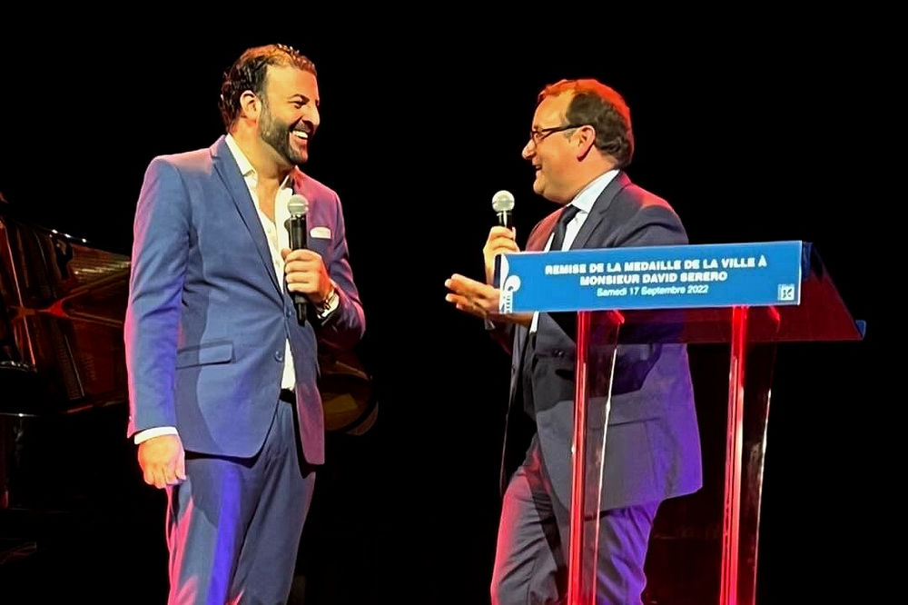 French Opera singer David Serero named "Citizen of Honor" of his native ...
