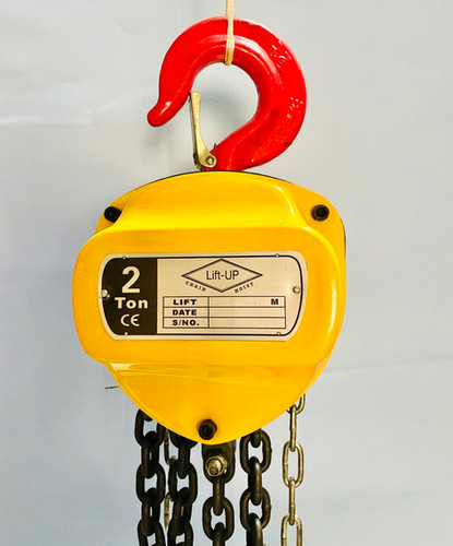 "Lift-UP" Heavy Duty Chain Pulley Block - 2 Ton x 3 Mtrs | Lift & Move ...