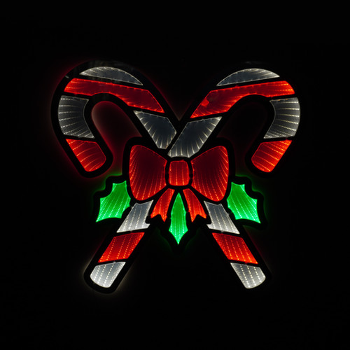 INFINITY DOUBLE CANDY CANE 23.5X22.7IN | Craftex