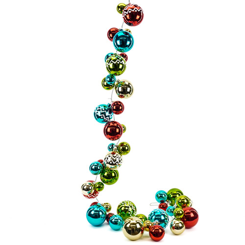 GARLAND BALL 6FT MULTICOLOR | Craftex