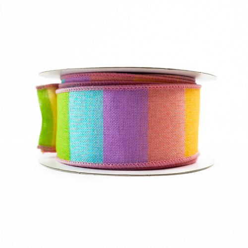 RIBBON HORIZONTAL RAINBOW PASTEL (2 SIZES) | Craftex