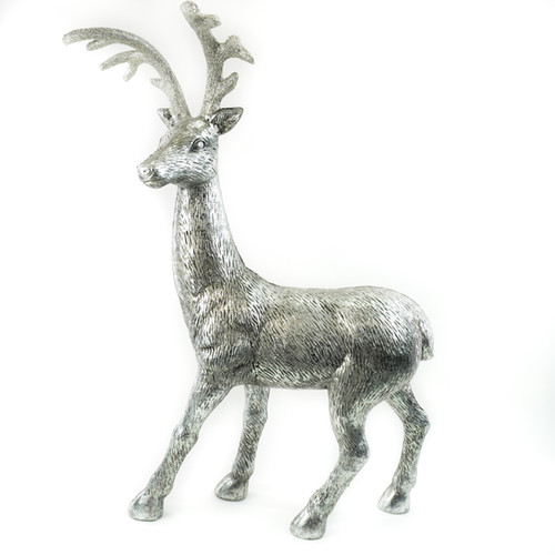 REINDEER 30IN STANDING SILVER | Craftex