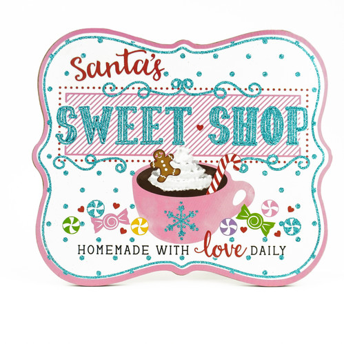 SIGN SWEET SHOP 10.5X9IN | Craftex