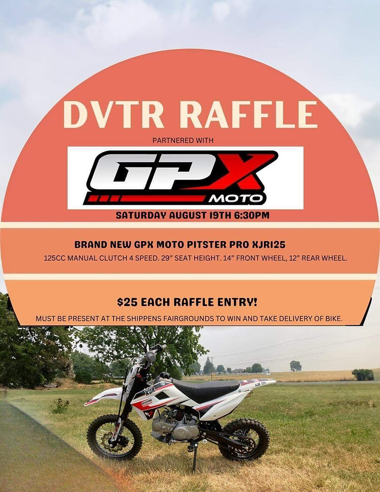 GPX Moto Pitbike Raffle!