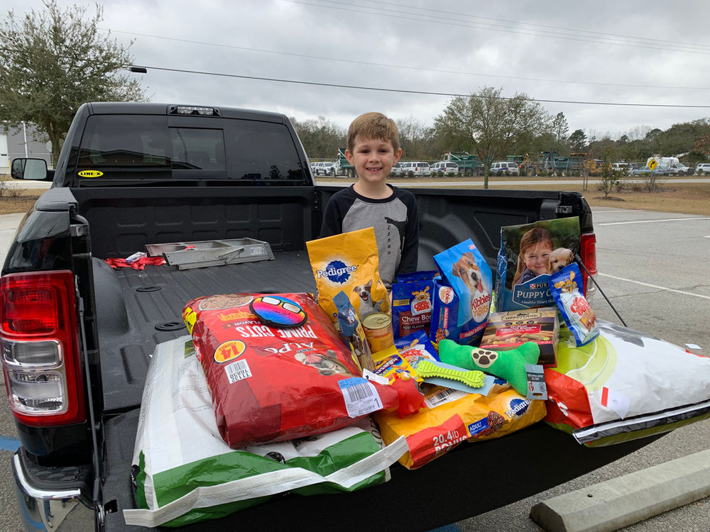 7-year-old Ethan Bruce decides helping animals is a good way of ...