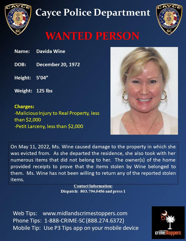 Cayce Police Department continues to request public’s help finding ...