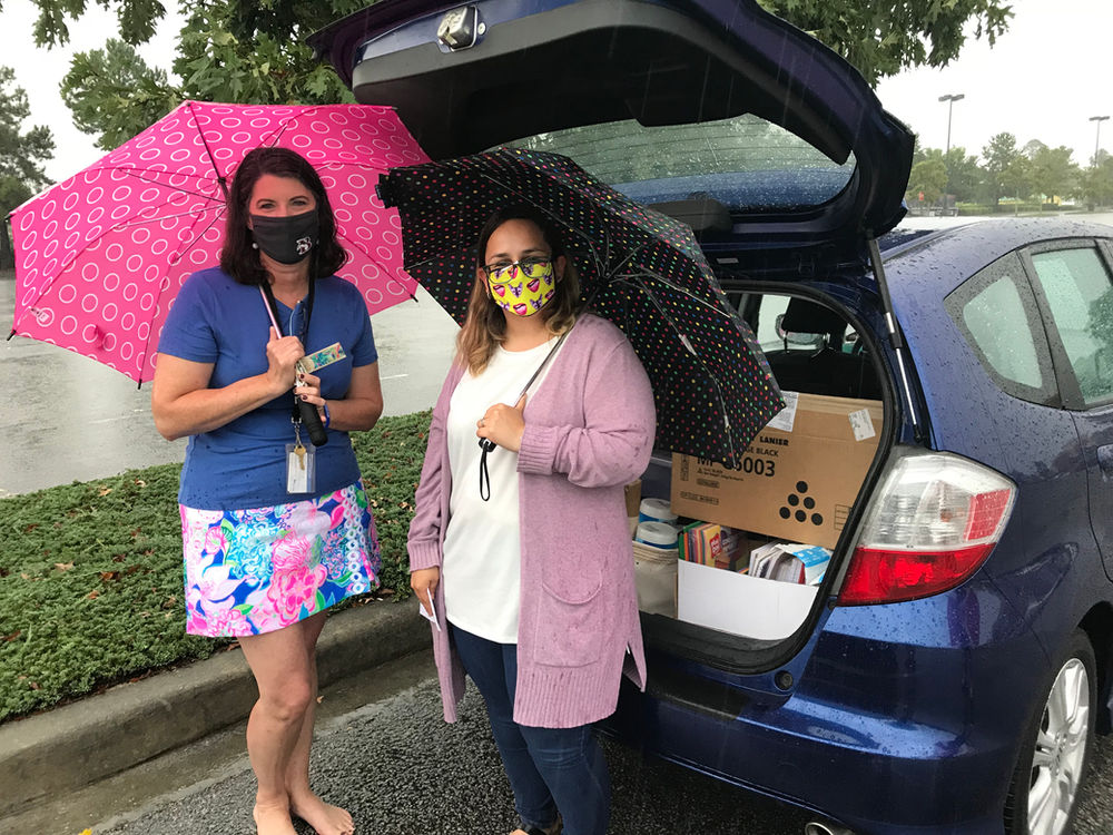 Busbee Creative Arts Center makes special delivery to art teacher ...