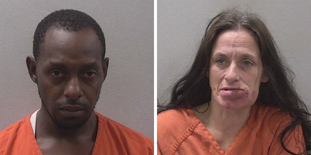 Man and woman arrested after breaking into storage unit