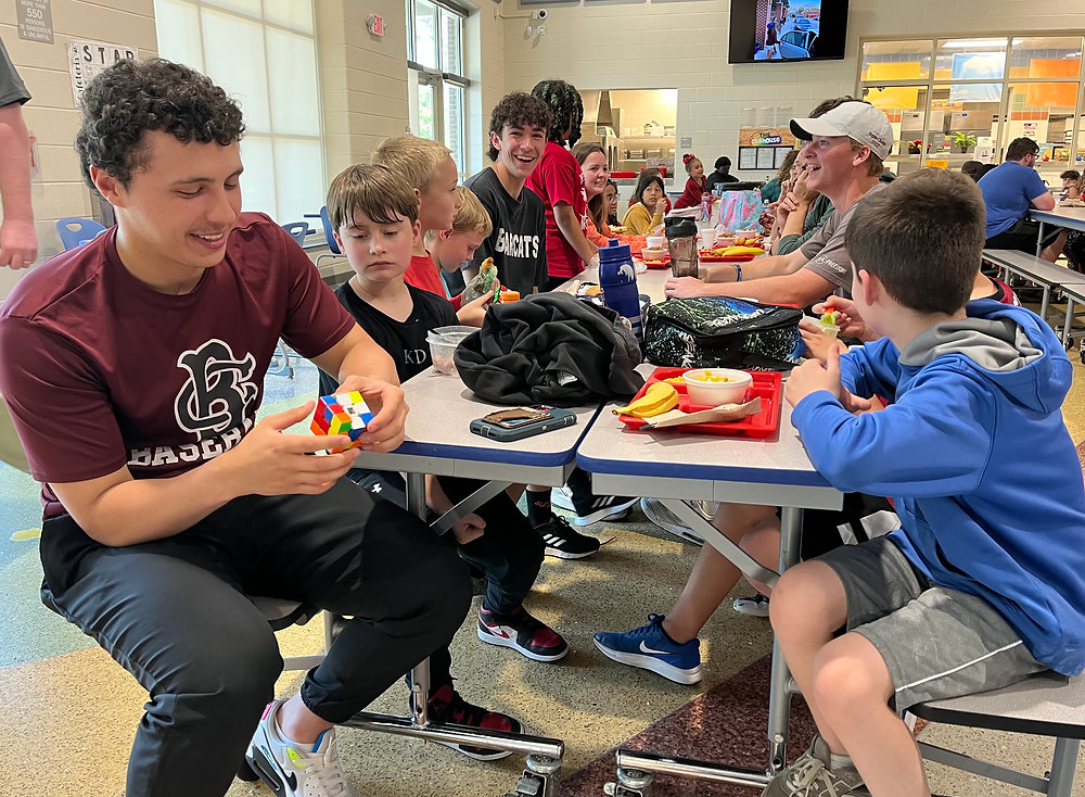 Brookland Cayce High School students enjoy Lunch Buddy program