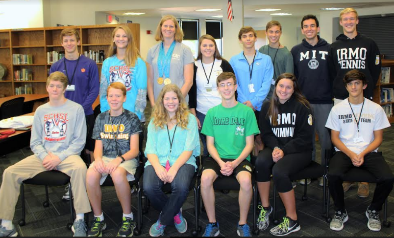 Irmo High School alum and Olympic gold medalist makes splash in return home