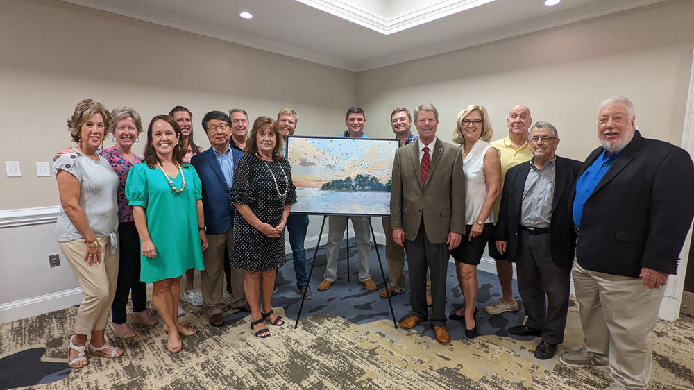 Representative Chip Huggins Receives“Lake Murray Legend" Award