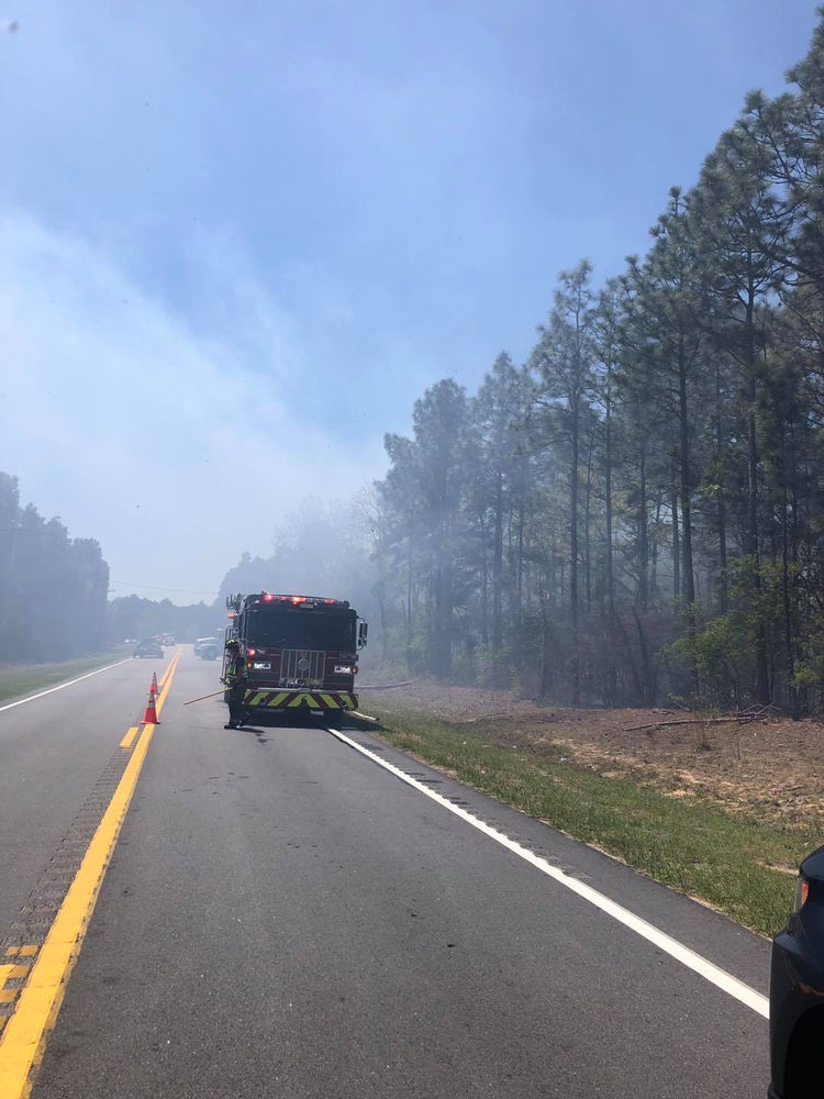 Lexington County firefighters assisted by SC Forestry Commission with ...
