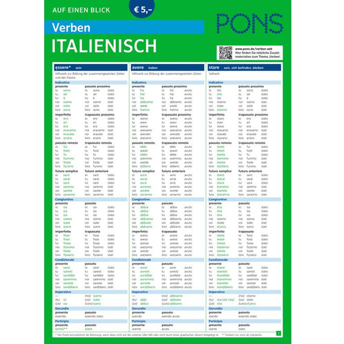 PONS Verben auf einen Blick Italienisch | www.apprendre.at