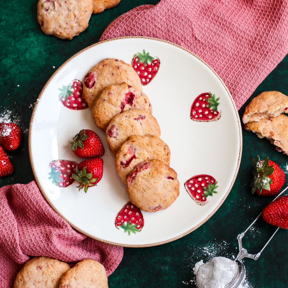 Biscoitos de morango