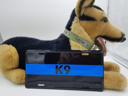 K9 Blue Line License plate | SRO Promos