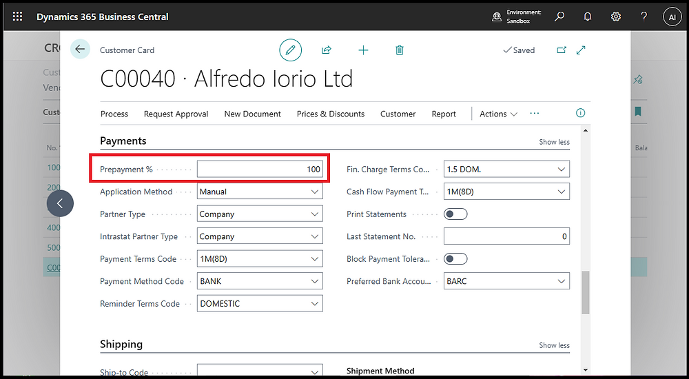 Setting Up and Invoicing Sales Prepayments in Business Central: A Step ...