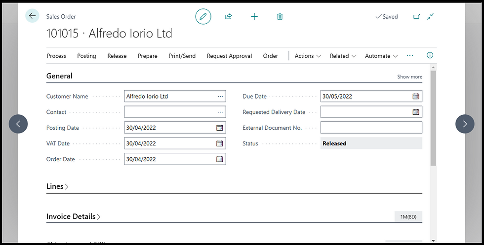 Setting Up and Invoicing Sales Prepayments in Business Central: A Step-by-Step Guide