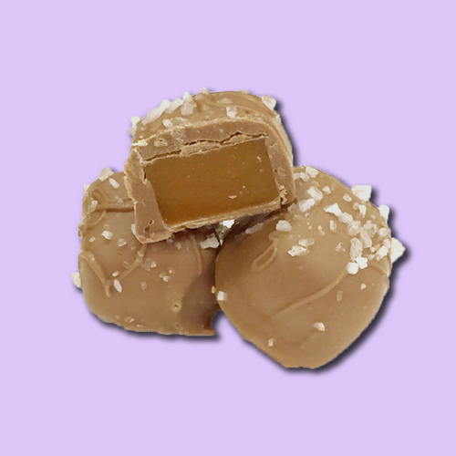 Milk Chocolate Sea Salt Caramels | Suzin L. Chocolatier