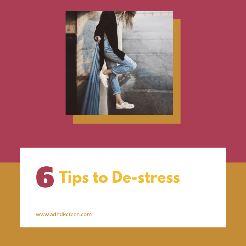 6 tips to de-stress