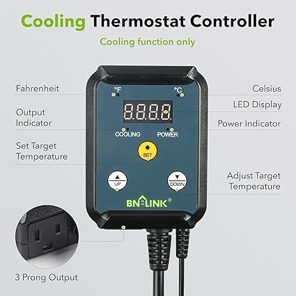 Digital Cooling Thermostat Controller | CanadianSmartSystems