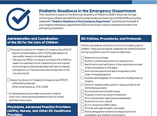 National Pediatric Readiness Project | NH Pediatric EMS