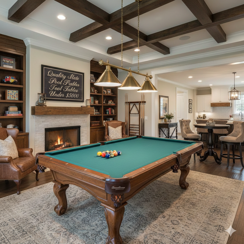 6 Best Slate Pool Tables Under $5,000 for Small Rooms