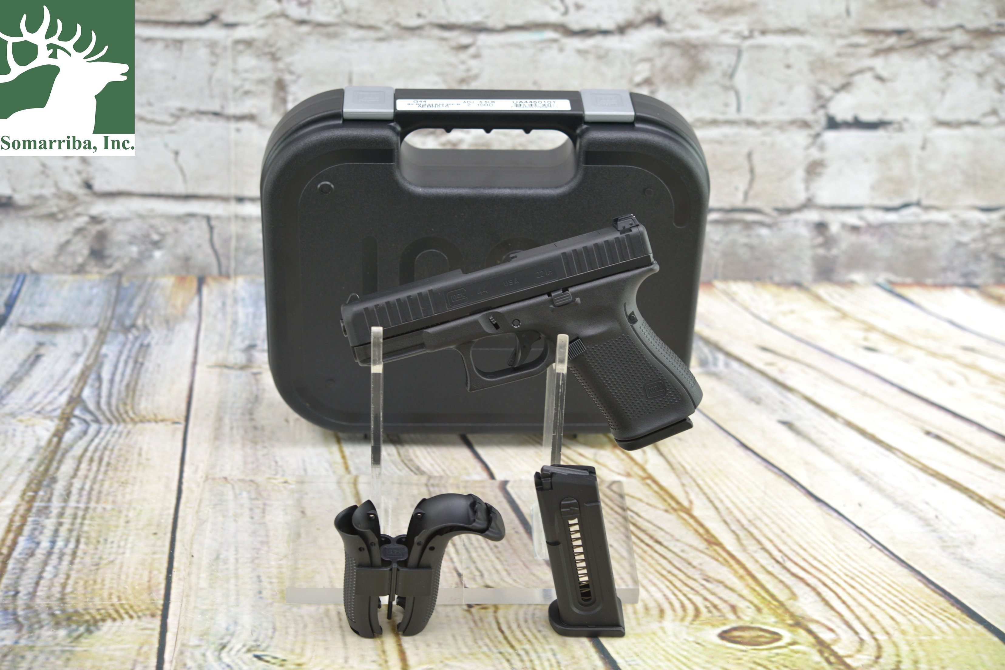 GLOCK PISTOL UA4450101 G44 22LR 4" BBL (2) 10RD MAGS WHITE DOT FRONT ...