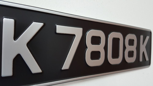 Embossed Aluminium Plate | sgcarplate