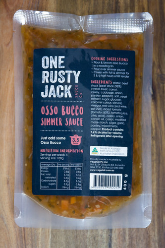 One Rusty Jack Osso Bucco Simmer Sauce | Grocer2u