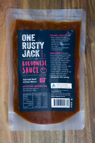 One Rusty Jack Bolognese Simmer Sauce | Rocco Marando