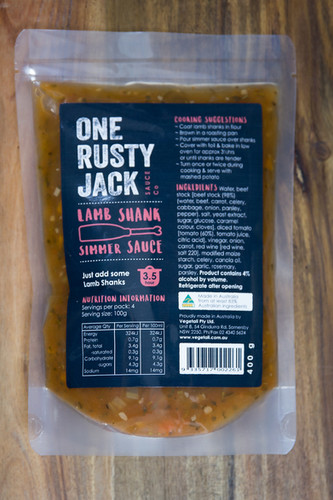 One Rusty Jack Lamb Shank Simmer Sauce | Rocco Marando